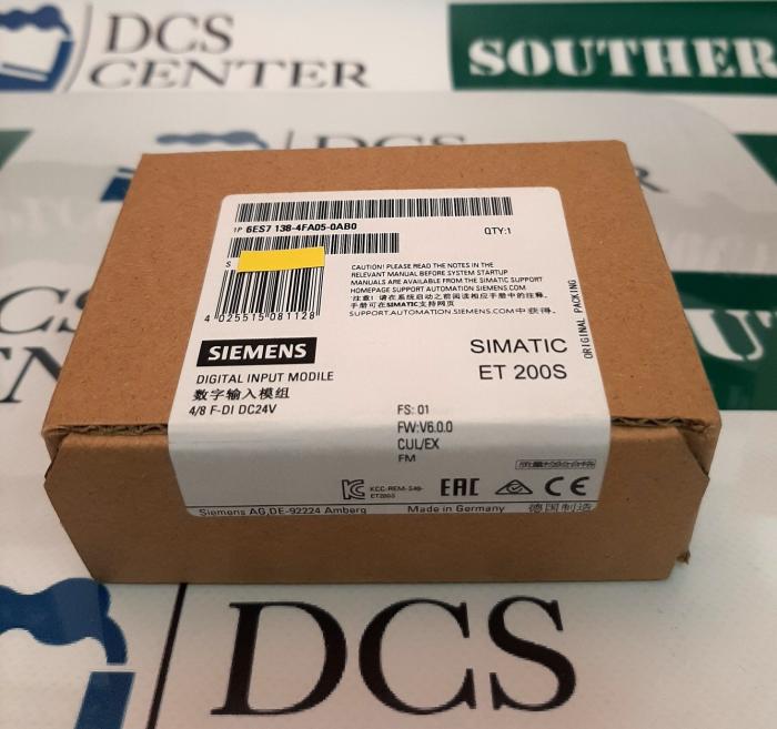 6ES7138-4FA05-0AB0 | Simatic S7 | Siemens - DCS Center